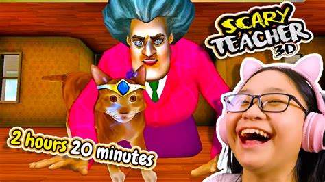 I Played Scary Teacher 3d Again For 2 Hours 20 Minutes Supercut Part