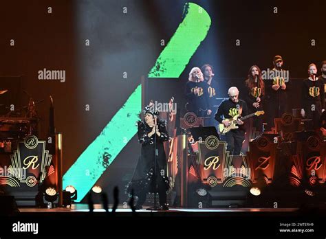 Nelson Mandela Forum Florence Italy March Renato Zero Performs During Renato Zero