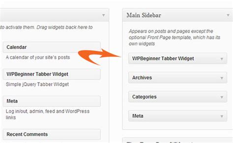 Come Aggiungere Il Widget Jquery Tabber In Wordpress