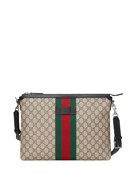 Gucci Gg Supreme Medium Messenger Bag For Men Lyst