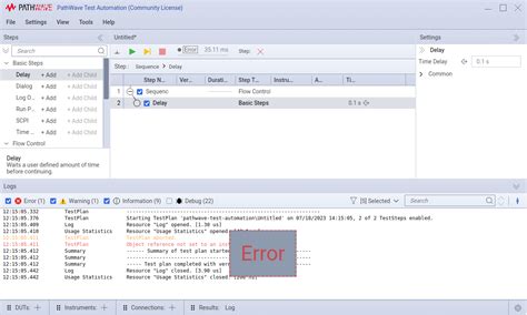 Error On Test Execution After Removing And Adding Parameter On Parent