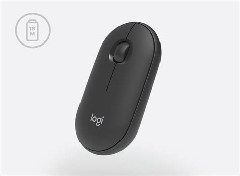 Купить Мышь Logitech M350 Pebble Wireless, синий — цена, описание в ...
