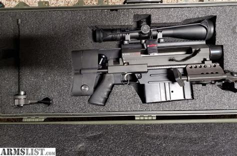 Armslist For Sale Edm Windrunner 50 Bmg Rifle Wcase And Nightforce