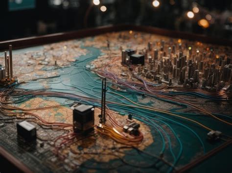 Premium AI Image Big Data Technology Cyberspace Motherboard Microchip Circuit Board Computer