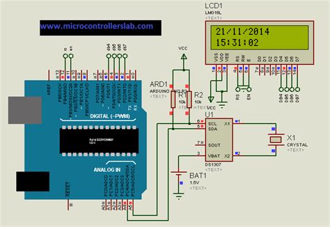 Interface Ds1307 Rtc Module With Arduino Display Datetime On Oled
