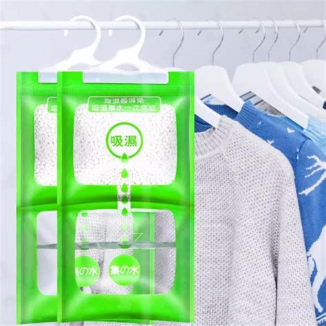 Wardrobe Hanging Moisture Absorbent Bags Anti Mold Desiccant Packets