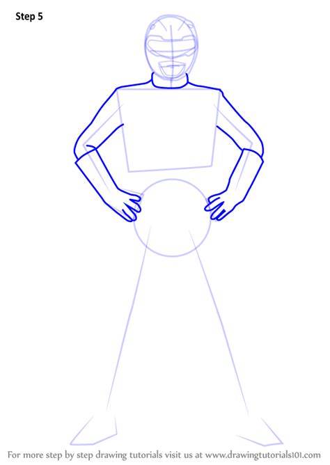 How To Draw Red Ranger From Power Rangers Power Rangers Step By Step DrawingTutorials Com