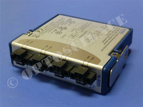 National Instruments Ni 9223 Cdaq Analog Input Module Simultaneous Samplingのebay公認海外通販｜セカイモン