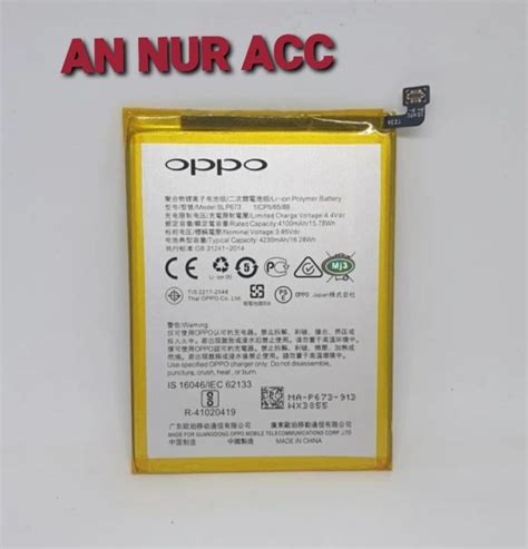 Baterai Batre Hp Oppo A S A S BLP BLP Original Battery Batere Batrei Lazada