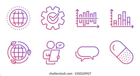 Cogwheel Diagram Graph Diagram Chart Line Stock Vector Royalty Free