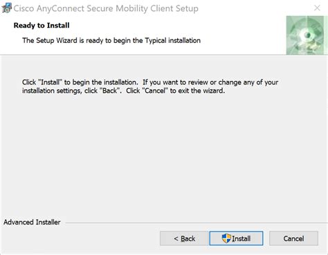 Cisco Secure Client Windows 10 Campus It Service Support