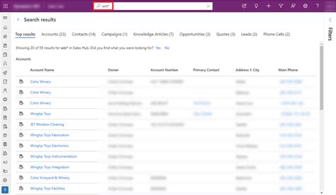 使用 Dataverse 搜索来搜索记录 Power Apps Microsoft Learn