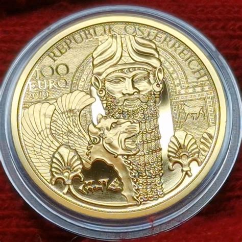 Österreich Austria 100 Euro Gold 2019 Das Gold Mesopotamiens ...