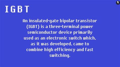 Insulated Gate Bipolar Transistor Igbt Basics Pdf