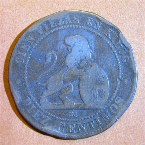Se produkter som liknar Spanien 10 centimos 1870 S på Tradera