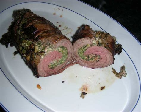 Spinach And Blue Cheese Stuffed Flank Steak Recipe Chefs Resource