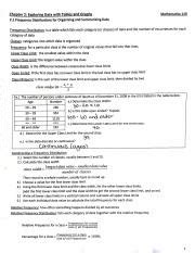 Chapter 2 Exploring Data With Tables And Graphs Pdf Mathematics 110