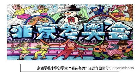 冰雪之舞 、我为冬奥助力！一起来看京源学校小学部学生们绘画作品
