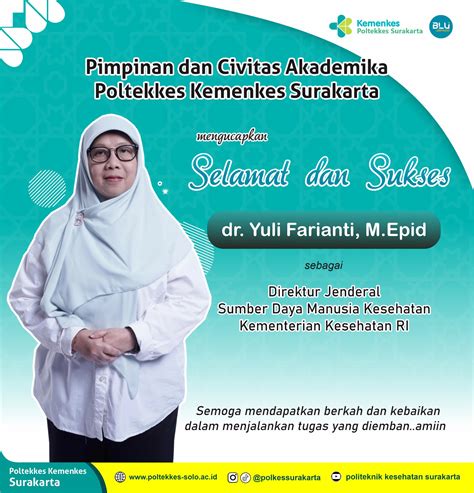Selamat Dan Sukses Kepada Dr Yuli Farianti M Epid