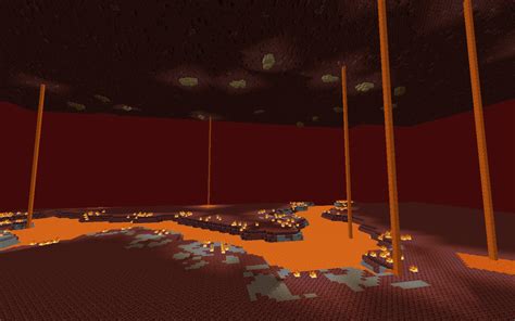 Trying To Create A True Superflat Nether With Some Decorations Here And