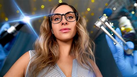 ASMR Hospital Ear Cleaning POV For Sleep OTOSCOPE Exam RAIN Sounds