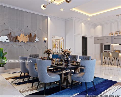 Desain Ruang Makan Rumah Klasik 3 Lantai Bapak Jimmy Di Jakarta 21748