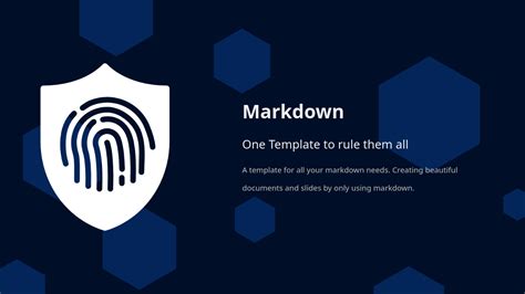 Github Uss Zerodatamd Markdown Temlate For Documents And Slides