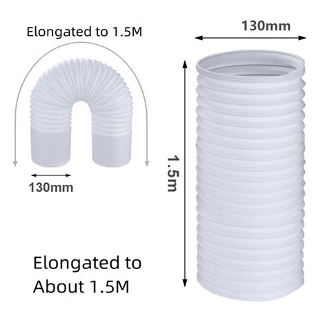 Air Conditioner Portable Exhaust Hose Universal Flexible Room