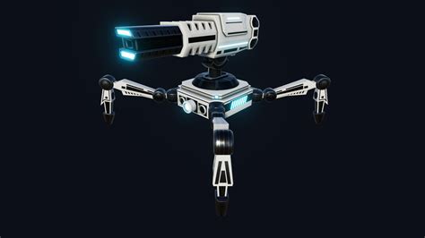 Scifi Spider Robots