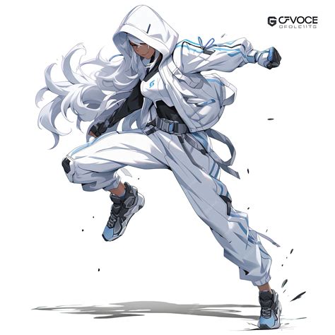 Premium Photo Fighter Anime Girl
