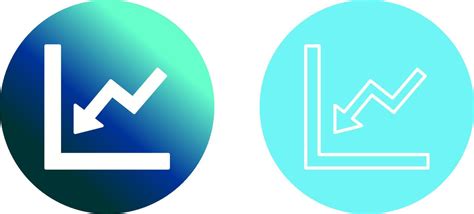 Graph Down Icon Design 43066032 Vector Art At Vecteezy