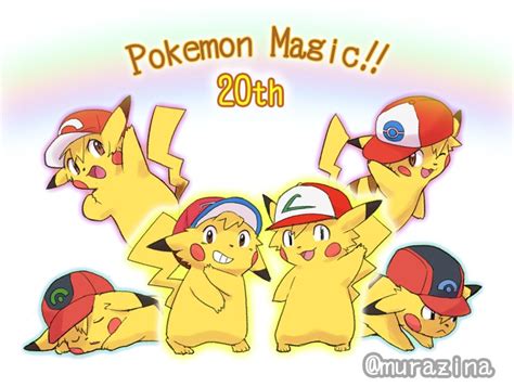 Pikachu And Ash Ketchum Pokemon And More Drawn By Muraziti Zu Danbooru