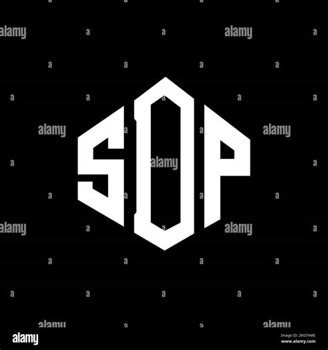 Sdp Letter Logo Design With Polygon Shape Sdp Polygon And Cube Shape