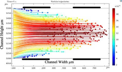 The Trace Lines Of Cells Are Injected Through The Inlet With The Effect