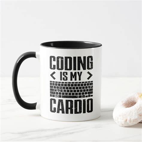 Coding Is My Cardio Software Engineer Mug