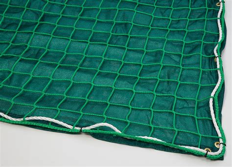 Safety Net With Overlay Panel 100 Mm Mesh Heavy Woven Fabric Safetynet365