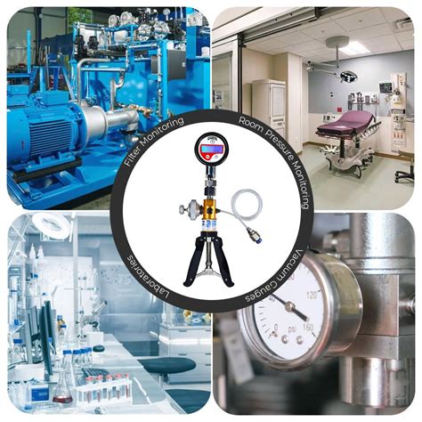 Hand Pump Calibrator With Pressure And Vacuum Gauges For Calibration