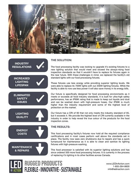 Case Study How Canadas Largest Food Processor Exceeded Safety