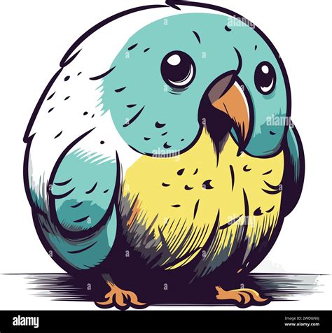 Budgerigar Vector Illustration Of A Budgie Stock Vector Image And Art