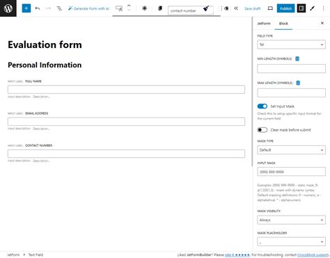 How To Create Evaluation Forms In Wordpress Jetformbuilder Crocoblock