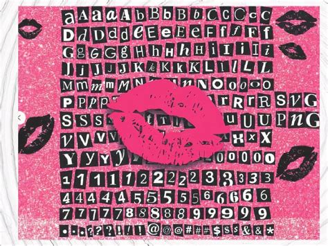 Burn Book Letter Numbers Mean Girls Party Decoration Clipart And