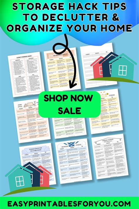 Declutter Printable Decluttering Printable Declutter Planner