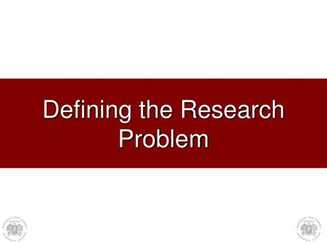 PPT Defining The Research Problem PowerPoint Presentation Free