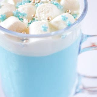 Elsa's Frozen Hot Chocolate - I Knead to Eat