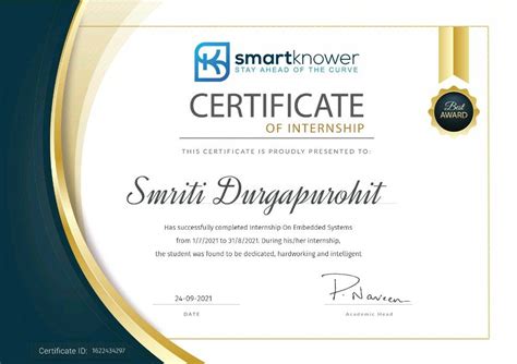 Smriti Durgapurohit On Linkedin Learning Internship Experience 10