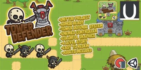Tower Defender Unity3d Game Source Code By Uvo Codester