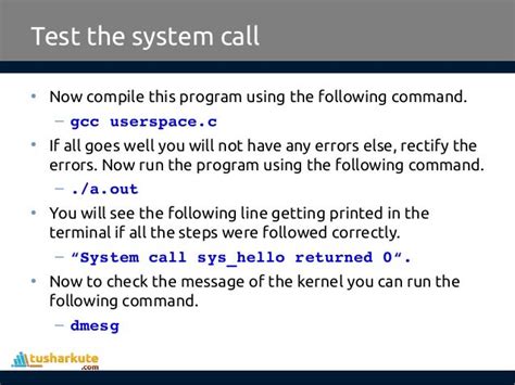 Part 04 Creating A System Call In Linux