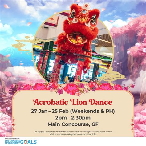 Acrobatic Lion Dance Sunway Bigbox Mall