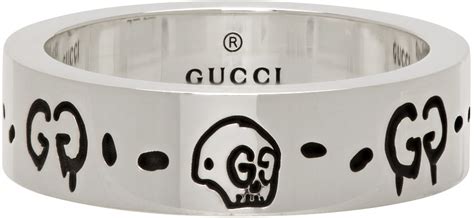 Gucci Silver G Ghost Ring Gucci