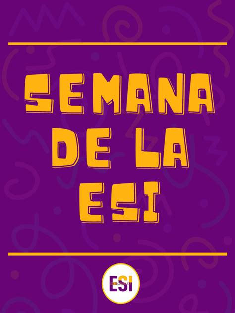 Cuadernillo Semana De La Esi Pdf